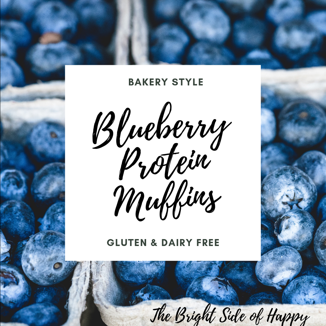 Blueberry Protein Muffins | The Bright Side of Happy